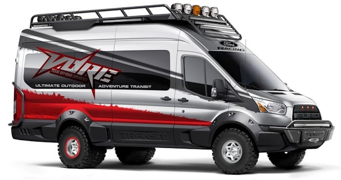 SEMA Mal: Ford Transit Als Off Road Adventure Car | AUTODINO